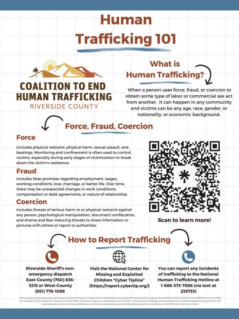 Download Flyers - Coalition to End Human Trafficking